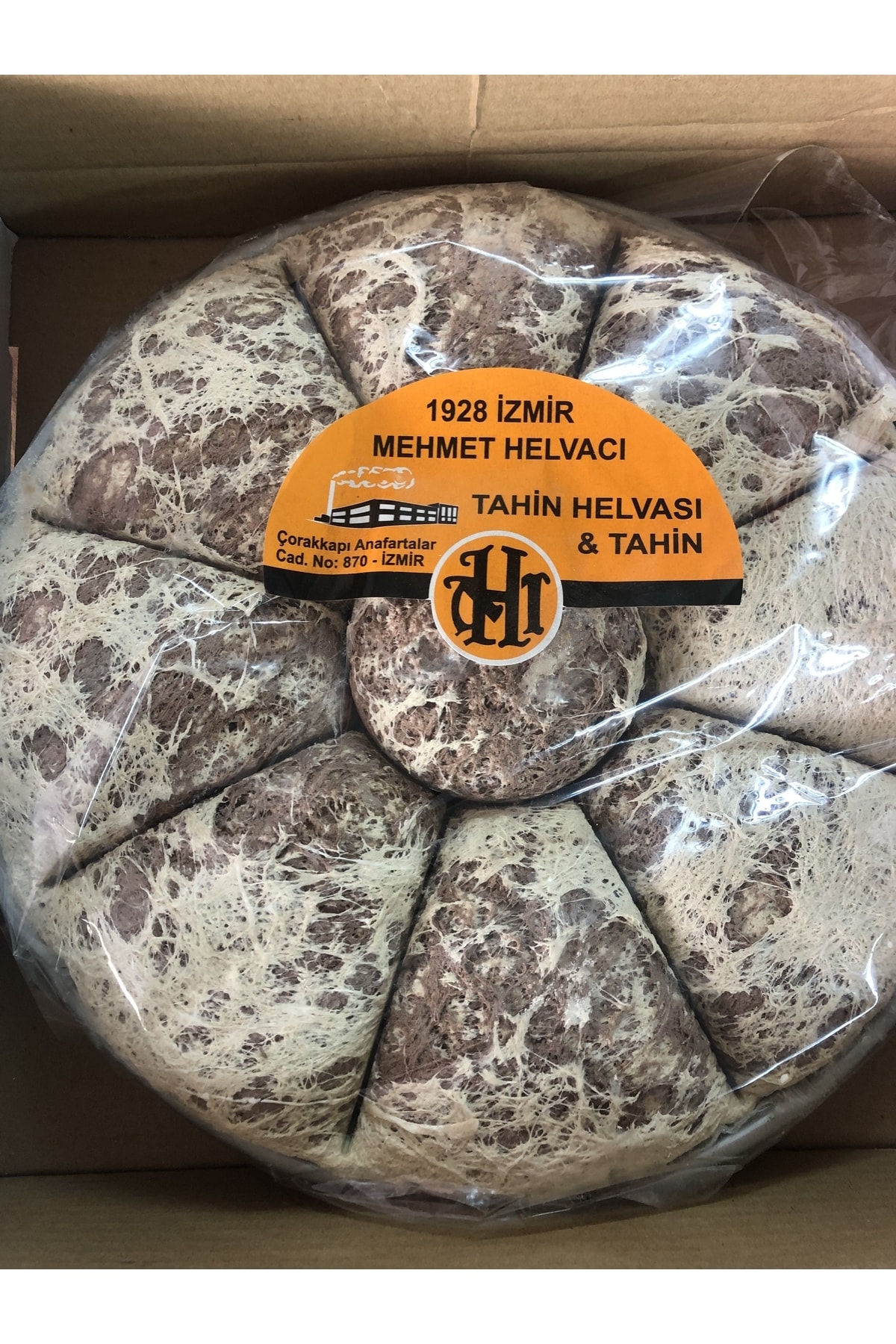 1928 MEHMET HELVACI Kakaolu Tahin Helvası 5 Kg Tepside Mega Paket Özle ...