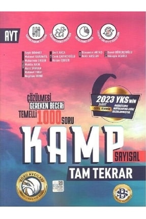 📚 Bilgi Sarmal Yayınları TYT Kamp Kitap ile Başarıya Ulaş!