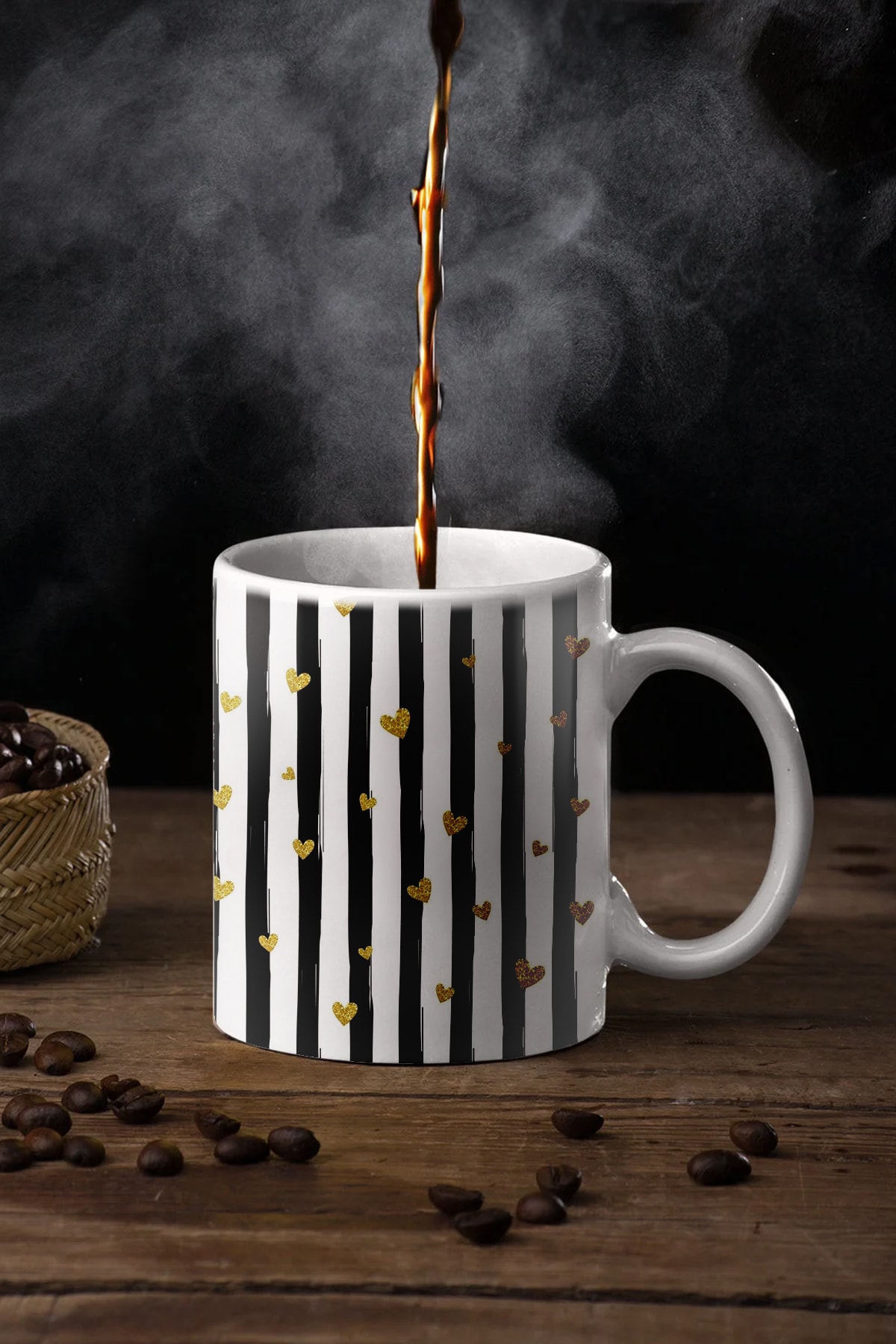 yhfoto Kalp Etnik Kupa - Vintage Kupa - Retro Kupa - Kupa Bardak ...