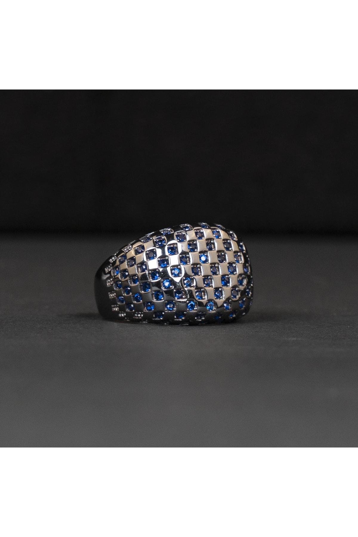 Emren Silver 925 Ayar Gümüş Damalı Bombe Erkek Yüzük Fiyatı, Yorumları ...