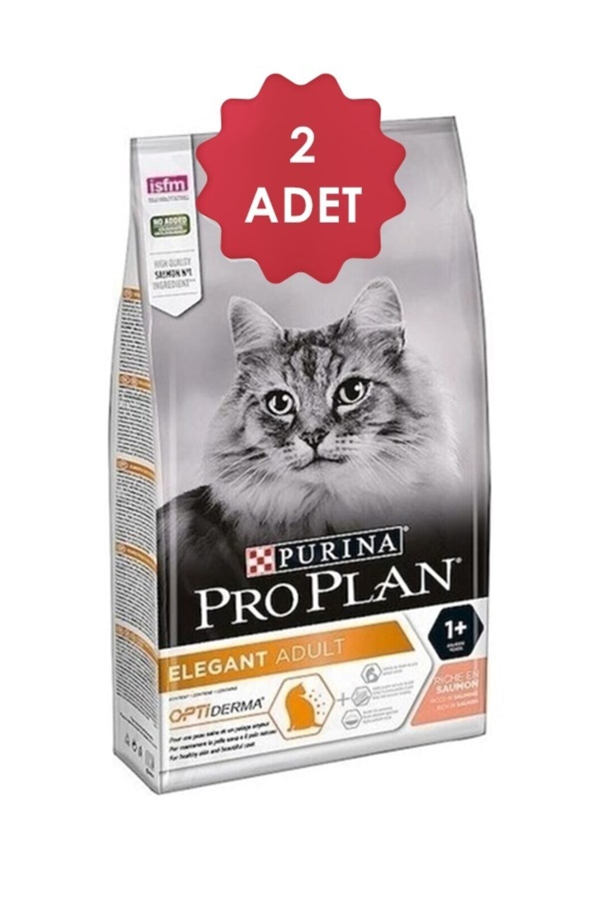 Pro Plan Pro Plan Elegant Derma Somonlu Yetişkin Kedi Maması 10 Kg X 2 ...