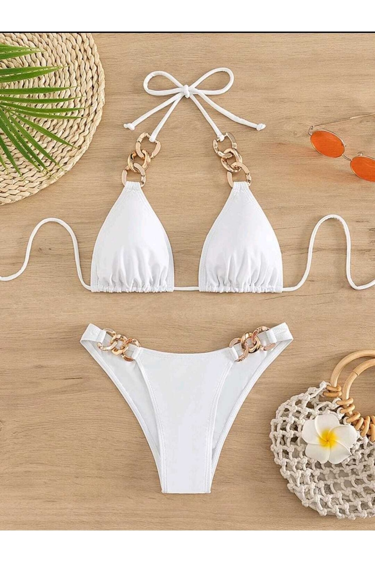 ZEKAS FASHION Sanrina Zincir Detaylı Bikini Takım Fiyatı, Yorumları ...