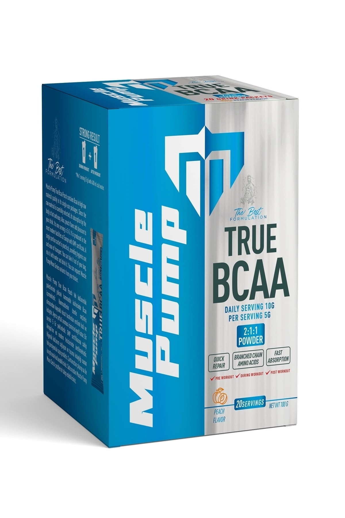 MUSCLE PUMP 2:1:1 True Powder Bcaa Şeftali 20 Saşe Fiyatı, Yorumları ...