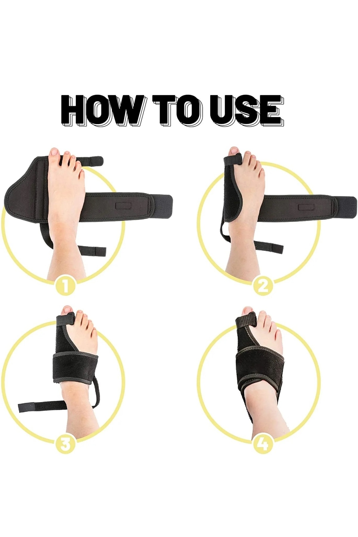 Arnee Halluks Valgus Gece Ateli Ayak Başparmak Ateli Bunion Koruyucu ...