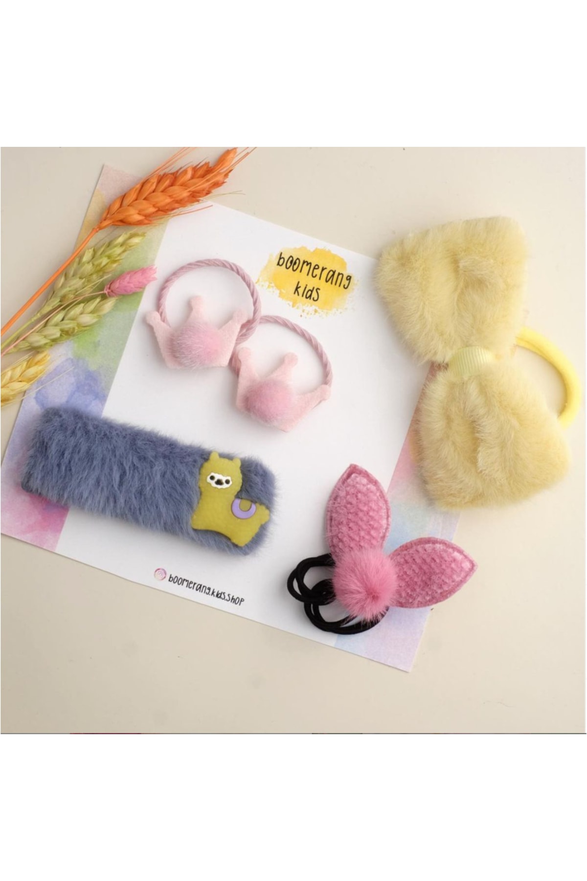 Boomerang Kids Fiyonk Ve Kürklü Toka Seti Fiyatı, Yorumları - Trendyol