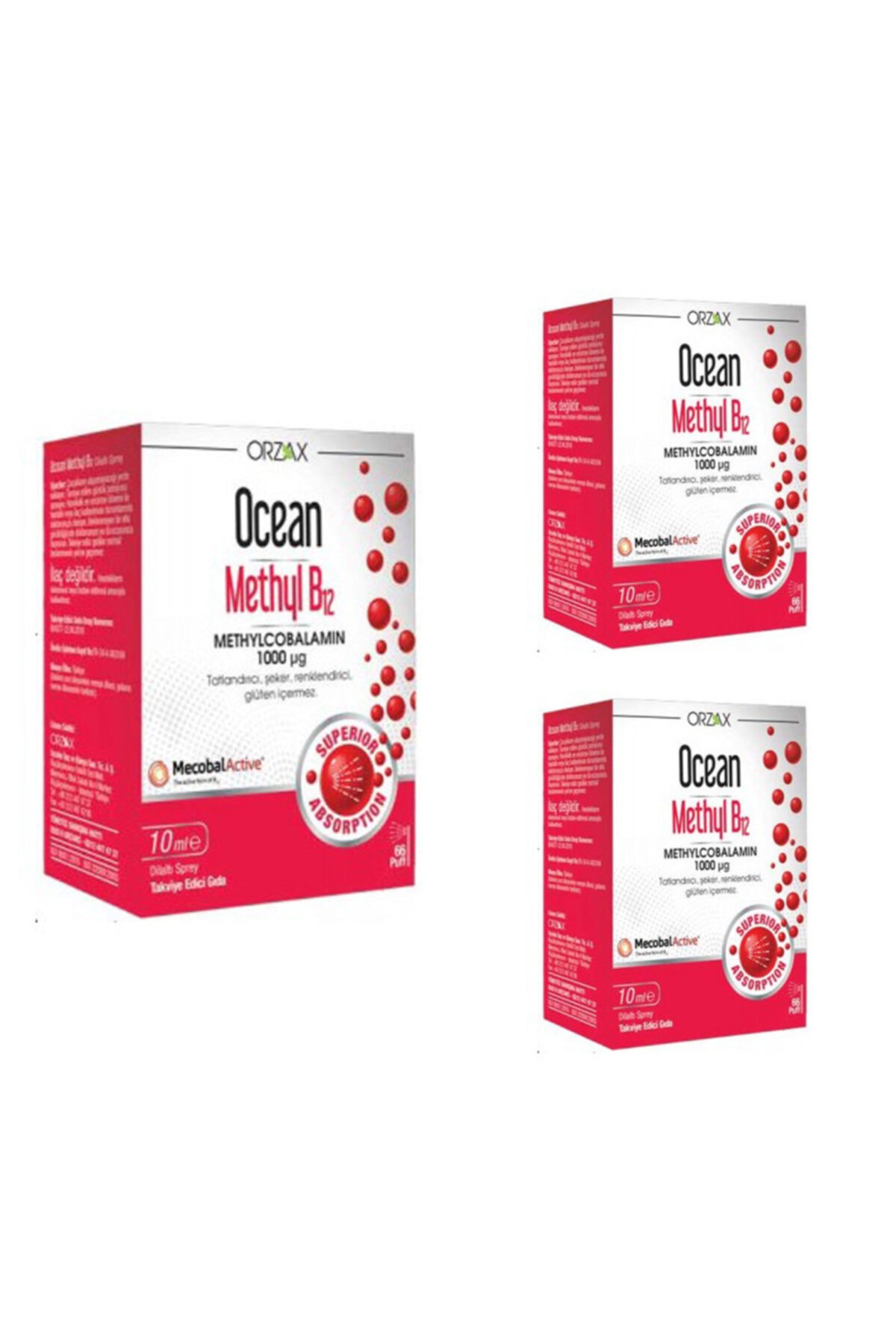 Ocean Methyl B12 1000 Mcg 10 Ml Sprey X3 Adet Fiyatı, Yorumları - Trendyol