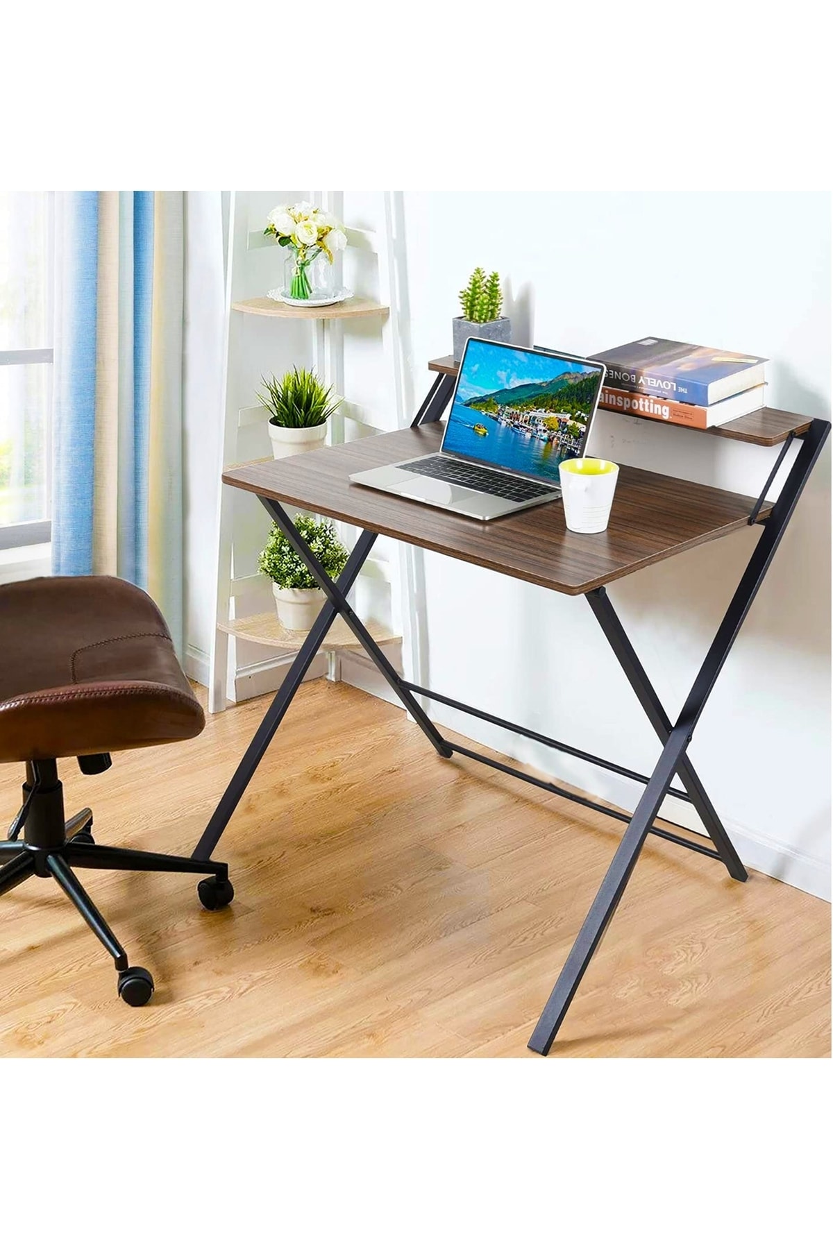 Homprime Katlanır Çalışma Masası Bilgisayar / Laptop Masası 75 Cm ...