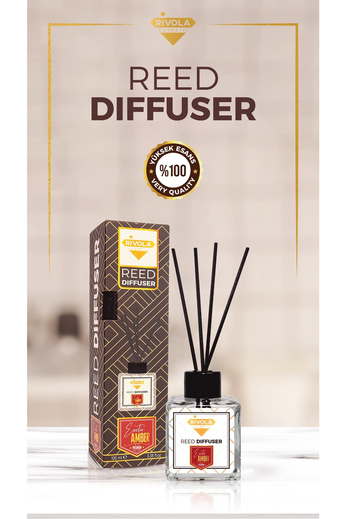 Rivola Bambu Çubuklu Oda Kokusu Amber Fiyatı, Yorumları - Trendyol