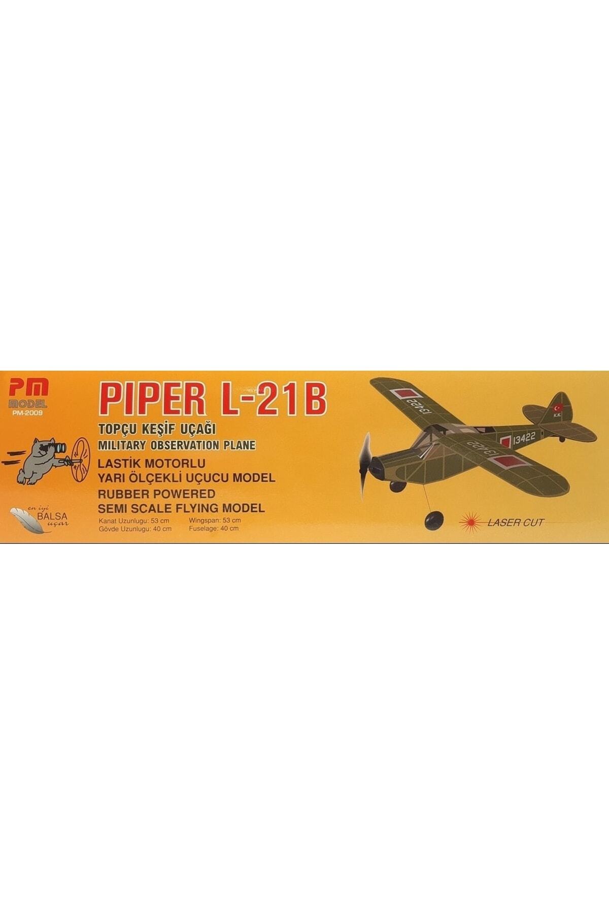 PM Piper L-21b Model Topçu Keşif Uçağı Lastik Motorlu Demonte Serbest ...