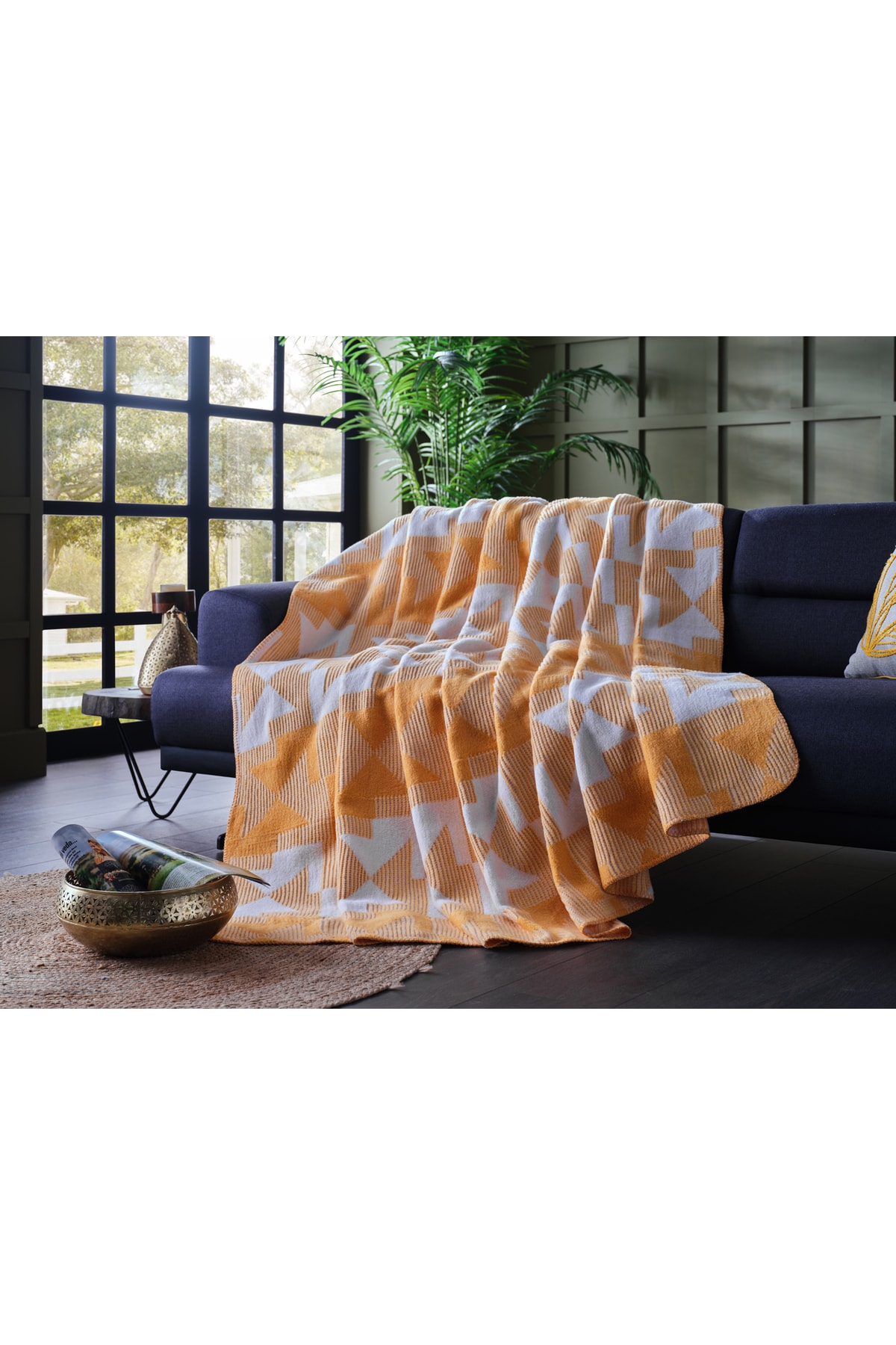 Doqu Home Origami Battaniye Tek Kişilik - Sarı Fiyatı, Yorumları - Trendyol