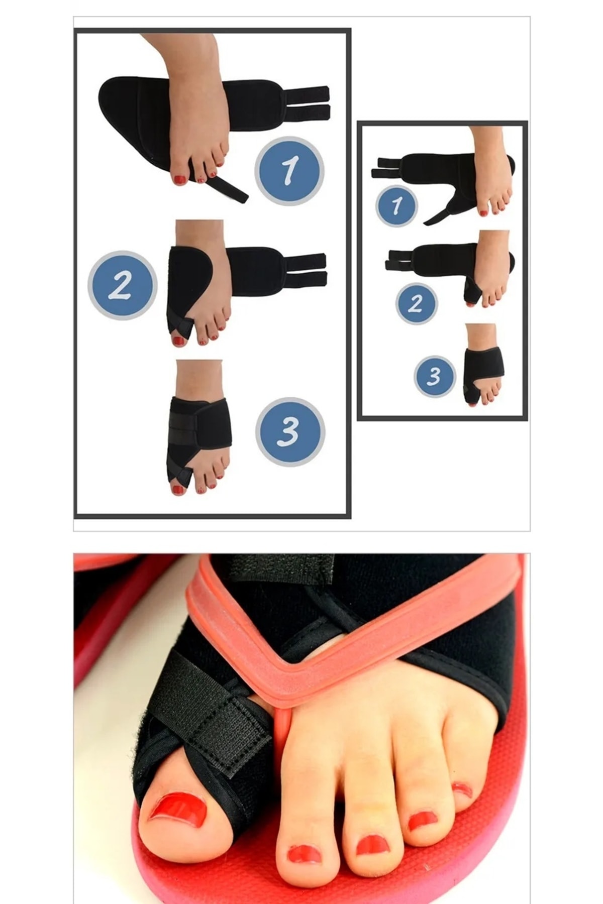 Arnee Halluks Valgus Gece Ateli Ayak Başparmak Ateli Bunion Koruyucu ...