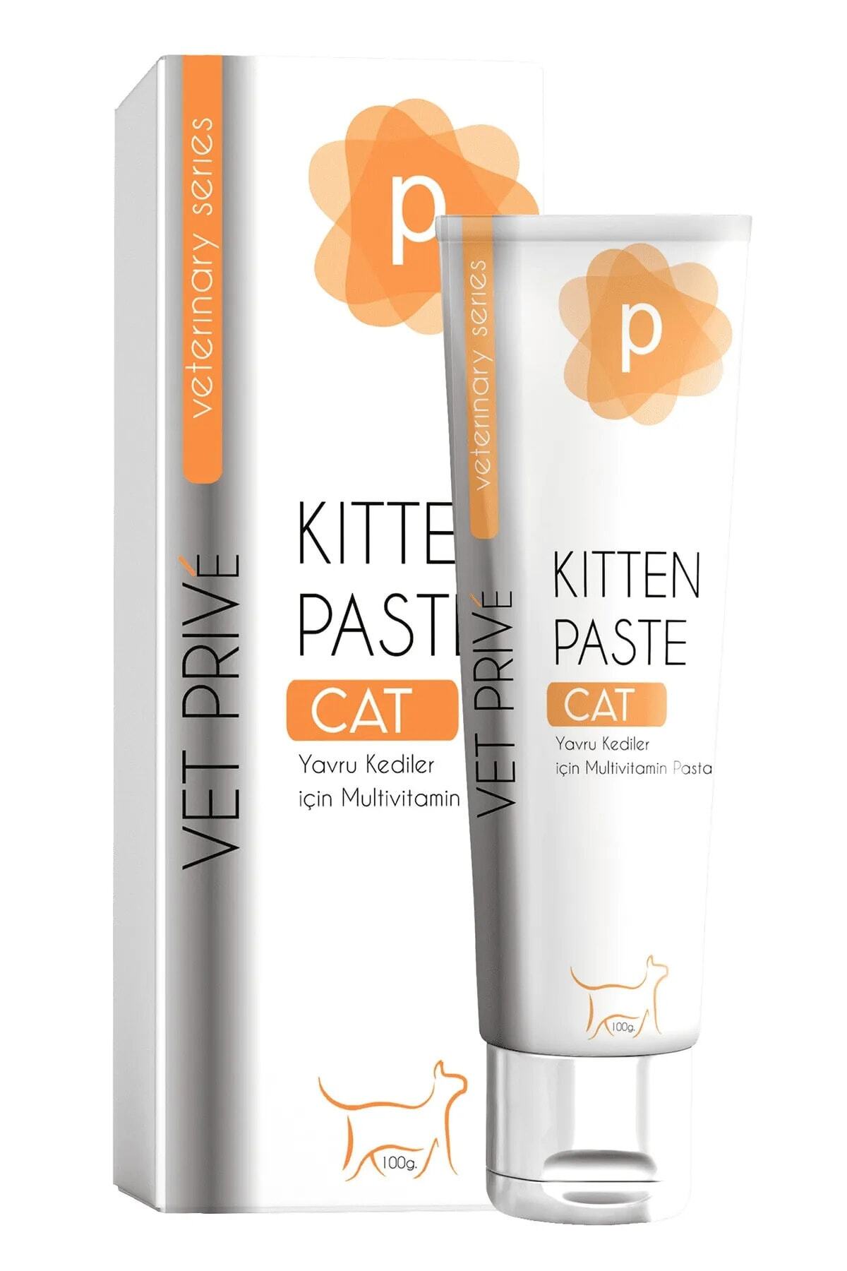 VetPrive Kitten Paste Yavru Kediler İçin Multivitamin Pasta 100 Gr ...