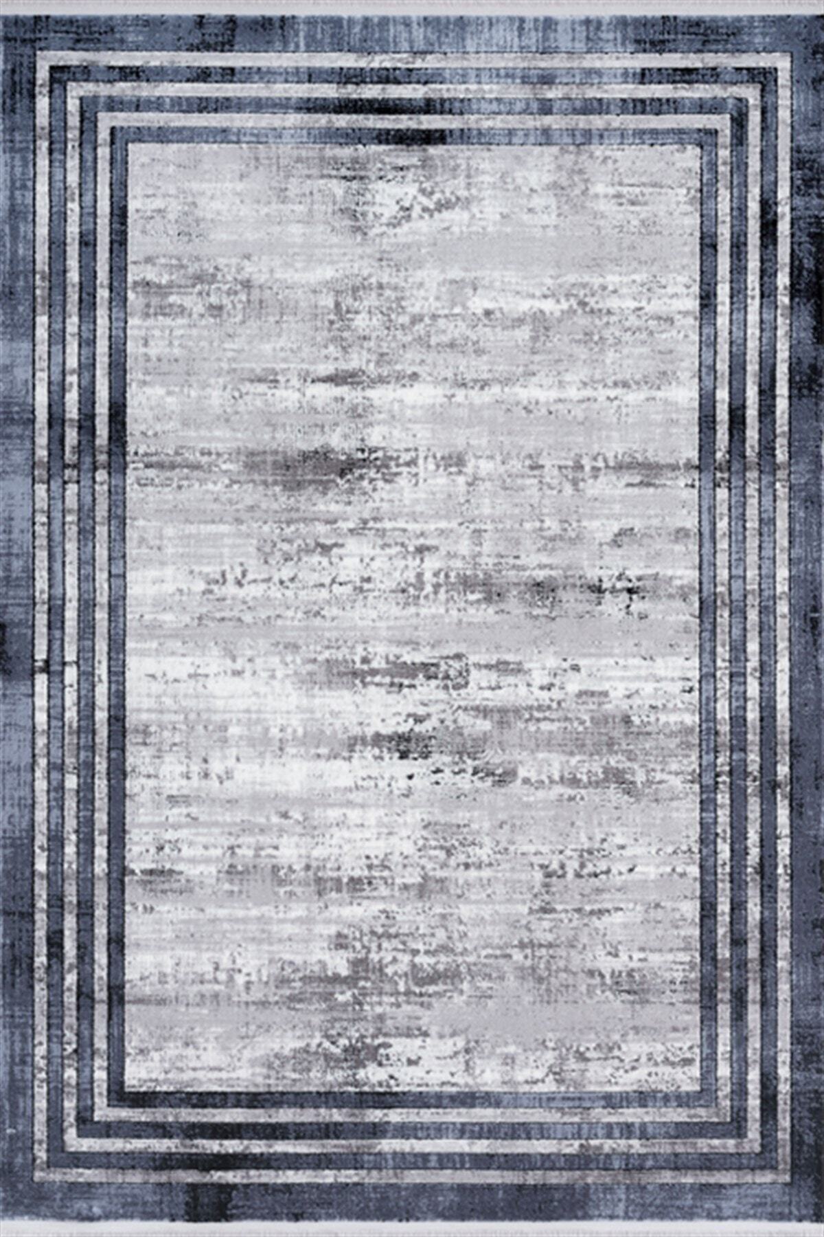 SEYRAN HALI Roma 417 Gri Mavi Modern Desen Makine Halısı - Fiyatı ...