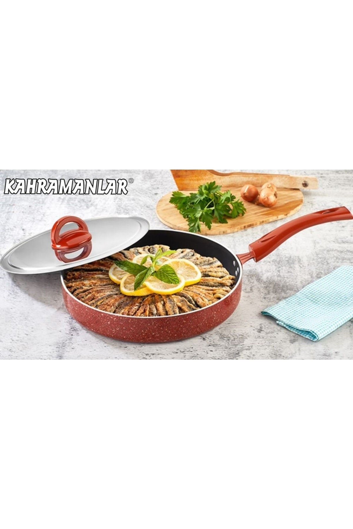 Kahramanlar Kah 3167 Tava Balık Kiremit 28cm Fiyatı, Yorumları - TRENDYOL