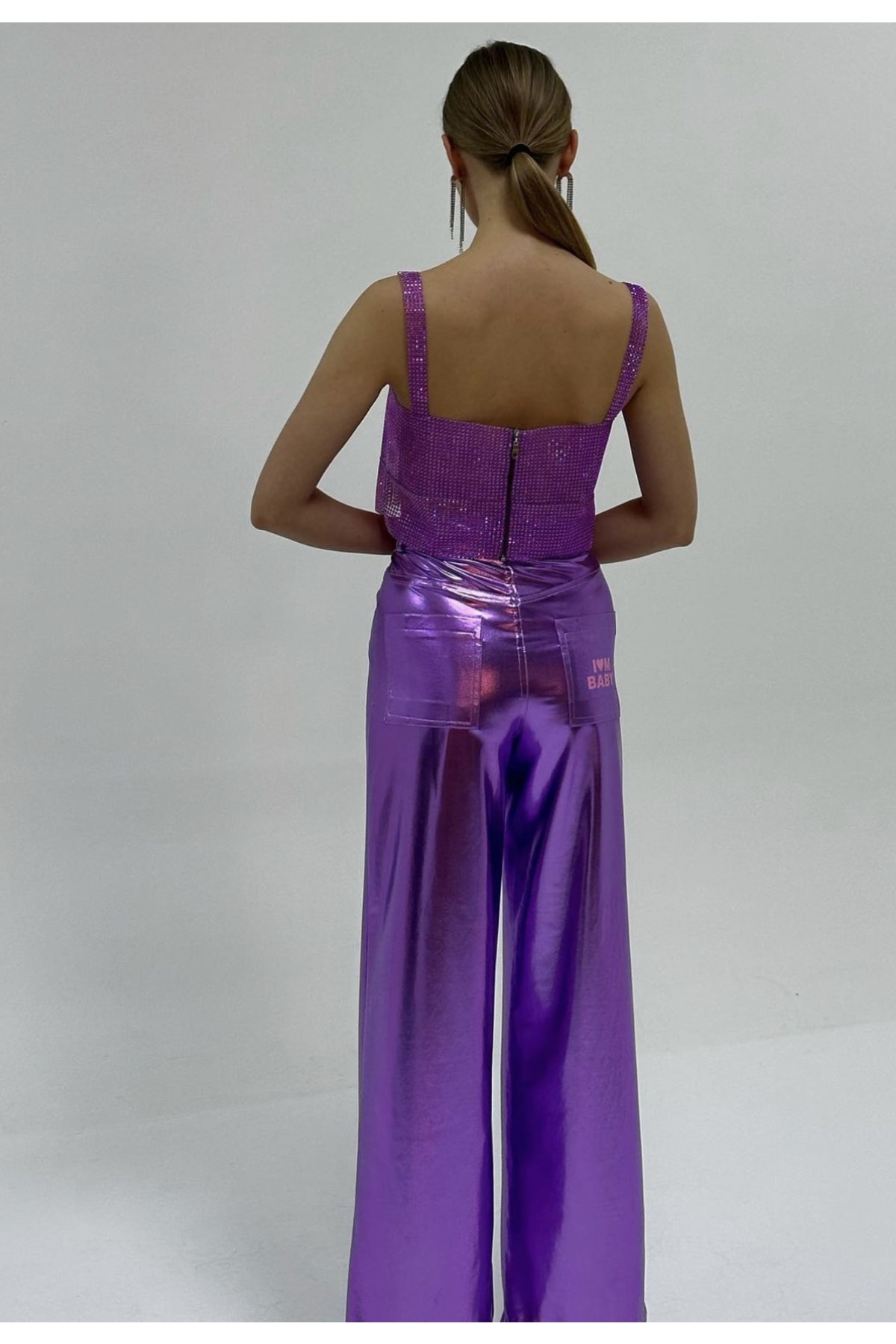 İambabydesign Mor Parlak Pantolon Fiyatı, Yorumları - Trendyol