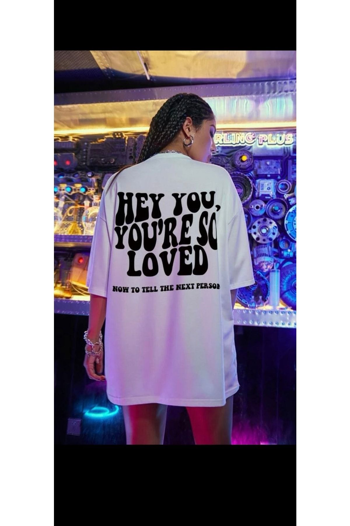 MOONBULL Kadın Hey You You're So Loved Tshirt Fiyatı, Yorumları - Trendyol MOONBULL Kadın Hey You You're So Loved Tshirt Fiyatı, Yorumları - Trendyol