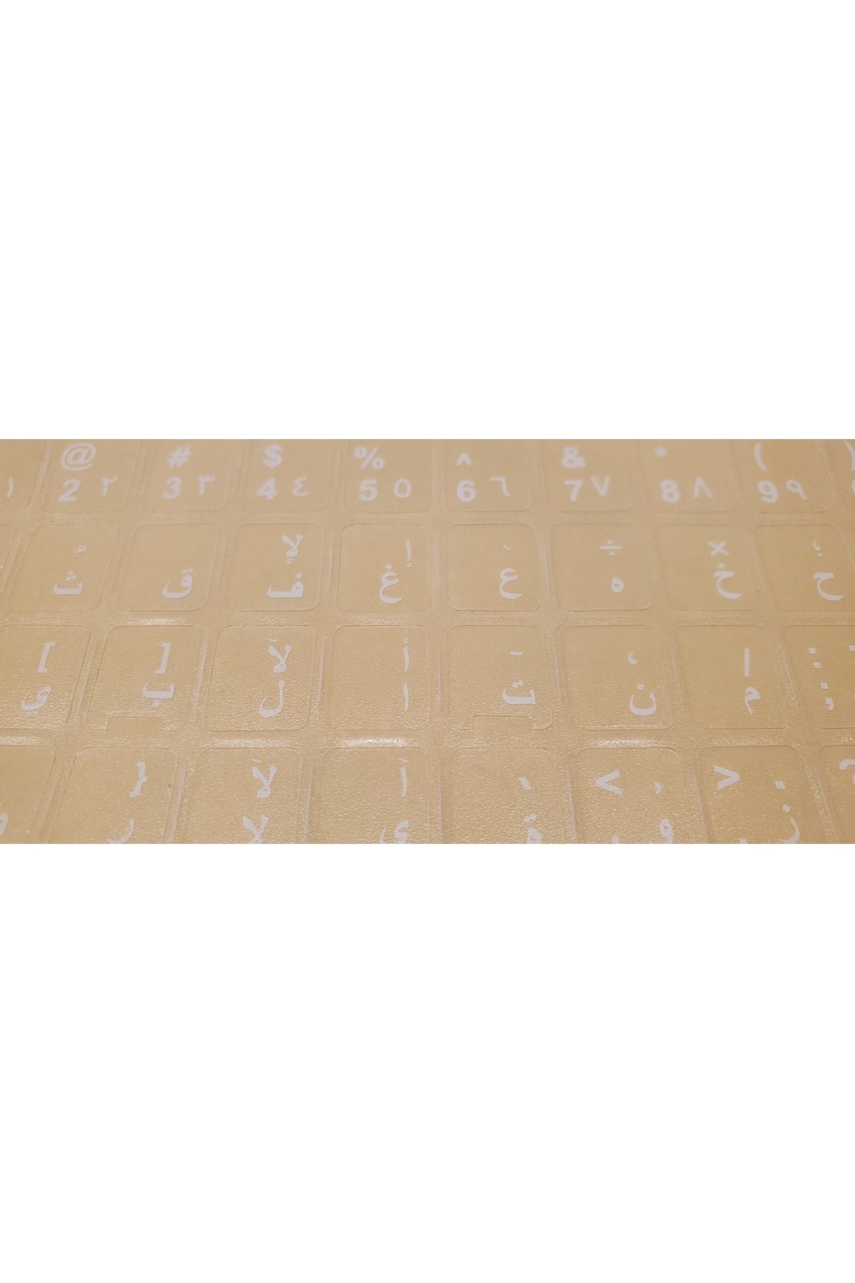 3M Arapça Şeffaf Klavye Etiketi Transparent Arabic Keyboard Sticker ...