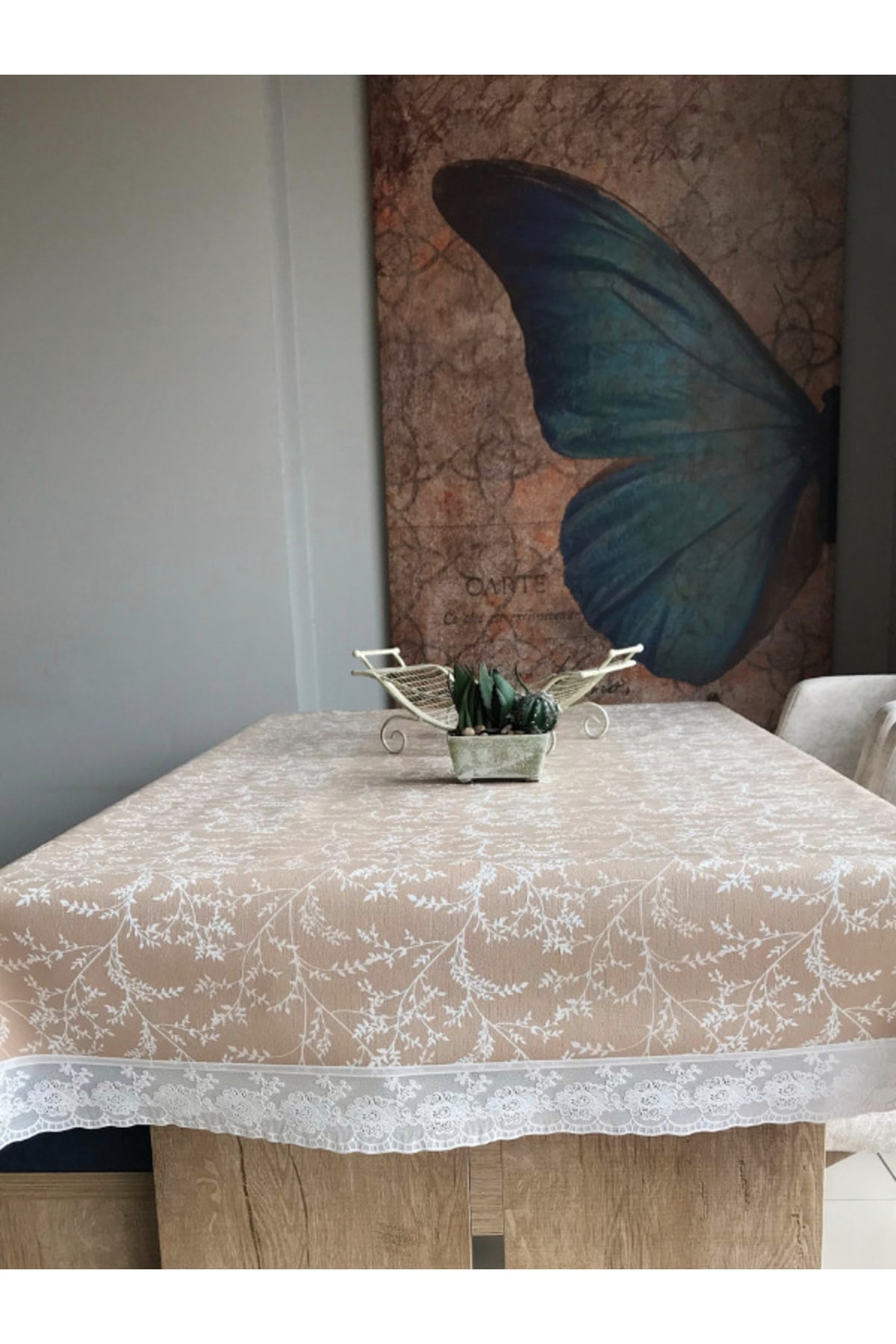 dekorya Pvc Dantelli | Renkli Desenli Lüx Masa Örtüsü | Muşamba Elyaf ...