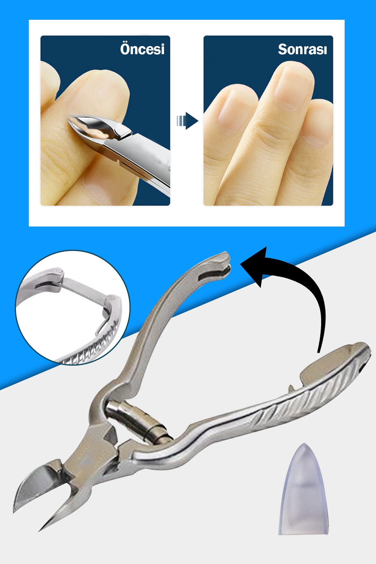 Xolo Podolojik Medikal Uygulama Pensi Çelik Inox Tırnak Et Pensi Pens ...