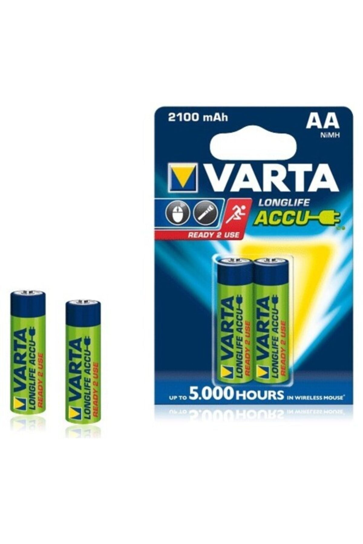 Varta Şarjlı Kalem Pil (aa) 2100 Mah 1.2 V 2 Li Vrt.56706 Fiyatı ...