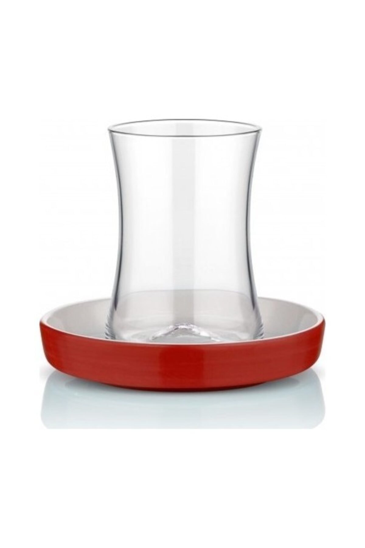 Koleksiyon Istanbul Tiryaki Çay Seti 6lı Kırmızı Tabaklı Fiyatı ...