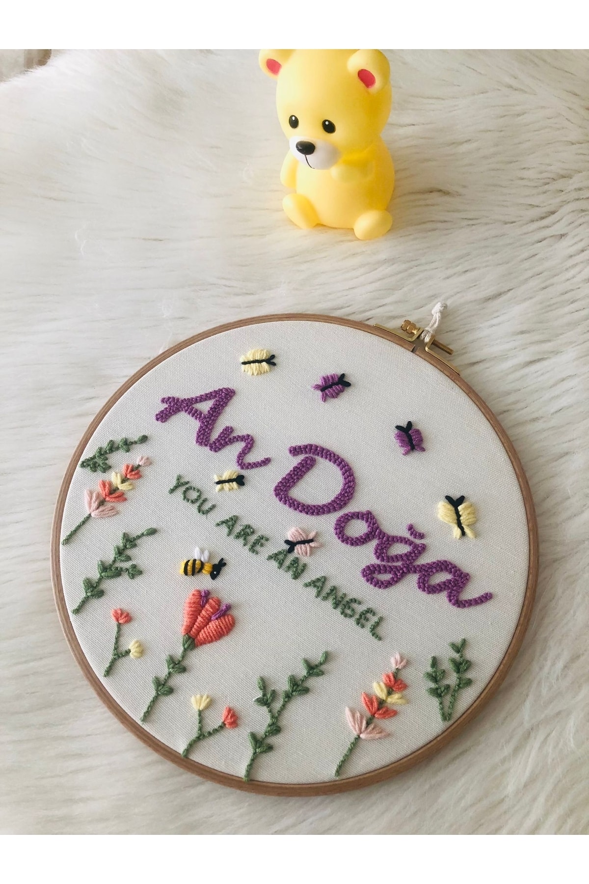 SİRİUS Bebek/çocuk Odası Isimli Kapı Süsü/punch Nakış Duvar Panosu ...