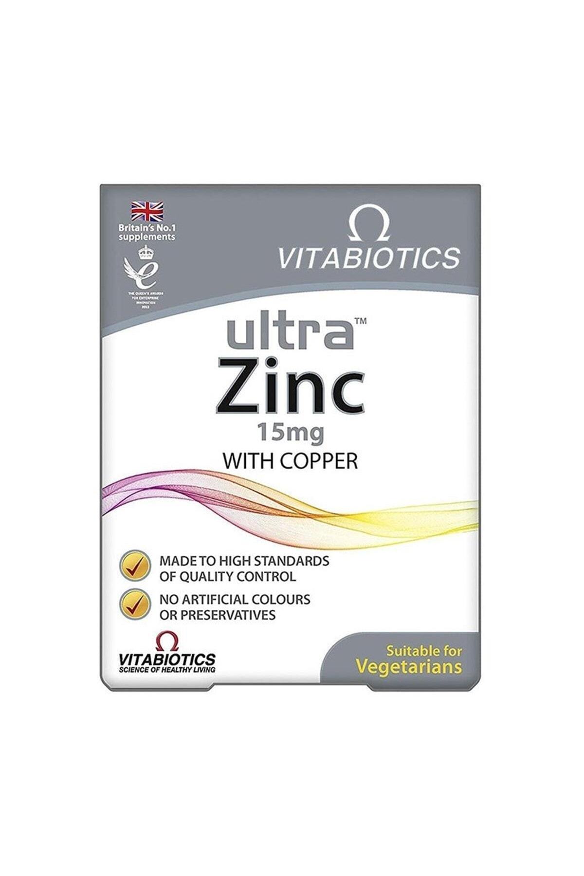 Vitabiotics Ultra Zinc 15 Mg 60 Tablet Fiyatı, Yorumları - Trendyol