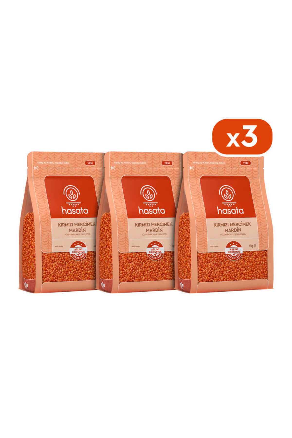 Hasata Mardin Kırmızı Mercimek Fırsat Paketi (3 Kg) Fiyatı, Yorumları ...