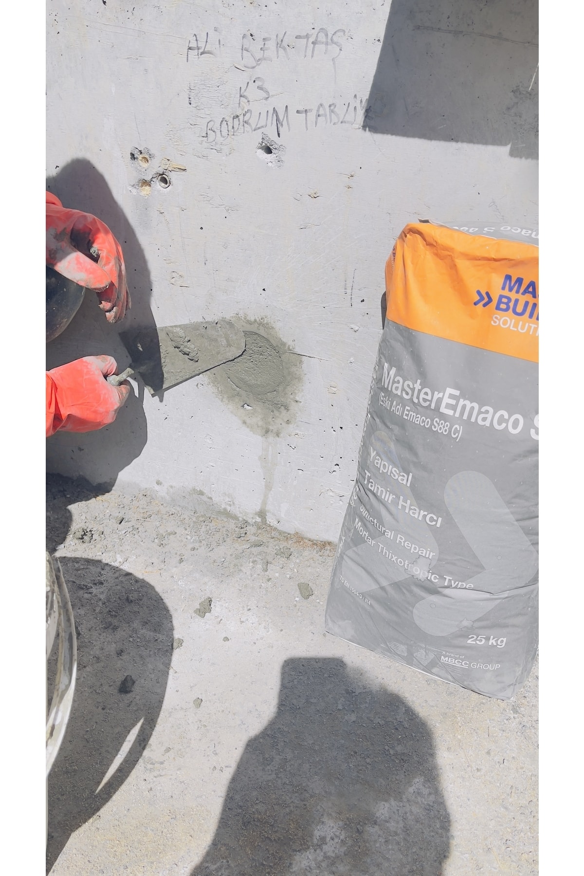 BASF Masteremaco S 488 25kg Yapısal Tamir Harcı - Karot Delik Kapama Harcı - Fiyatı, Yorumları