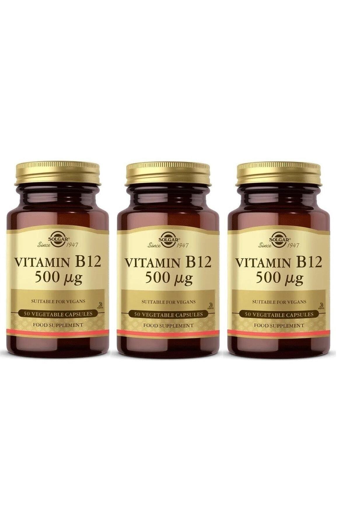 Solgar Vitamin B-12 500 Mg 50 Kapsül 3 Adet Fiyatı, Yorumları - Trendyol