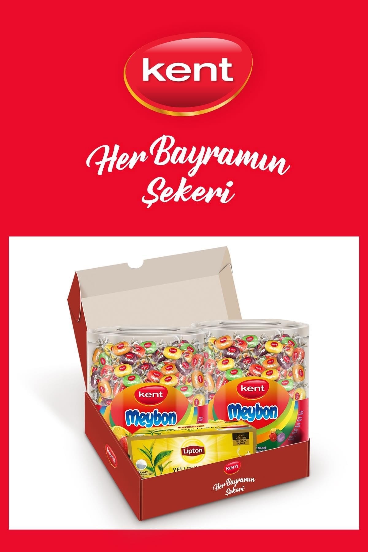 Kent Meybon Mini Meyveli Kavanoz Karışık Bayram Şekeri 2'li - Lipton ...