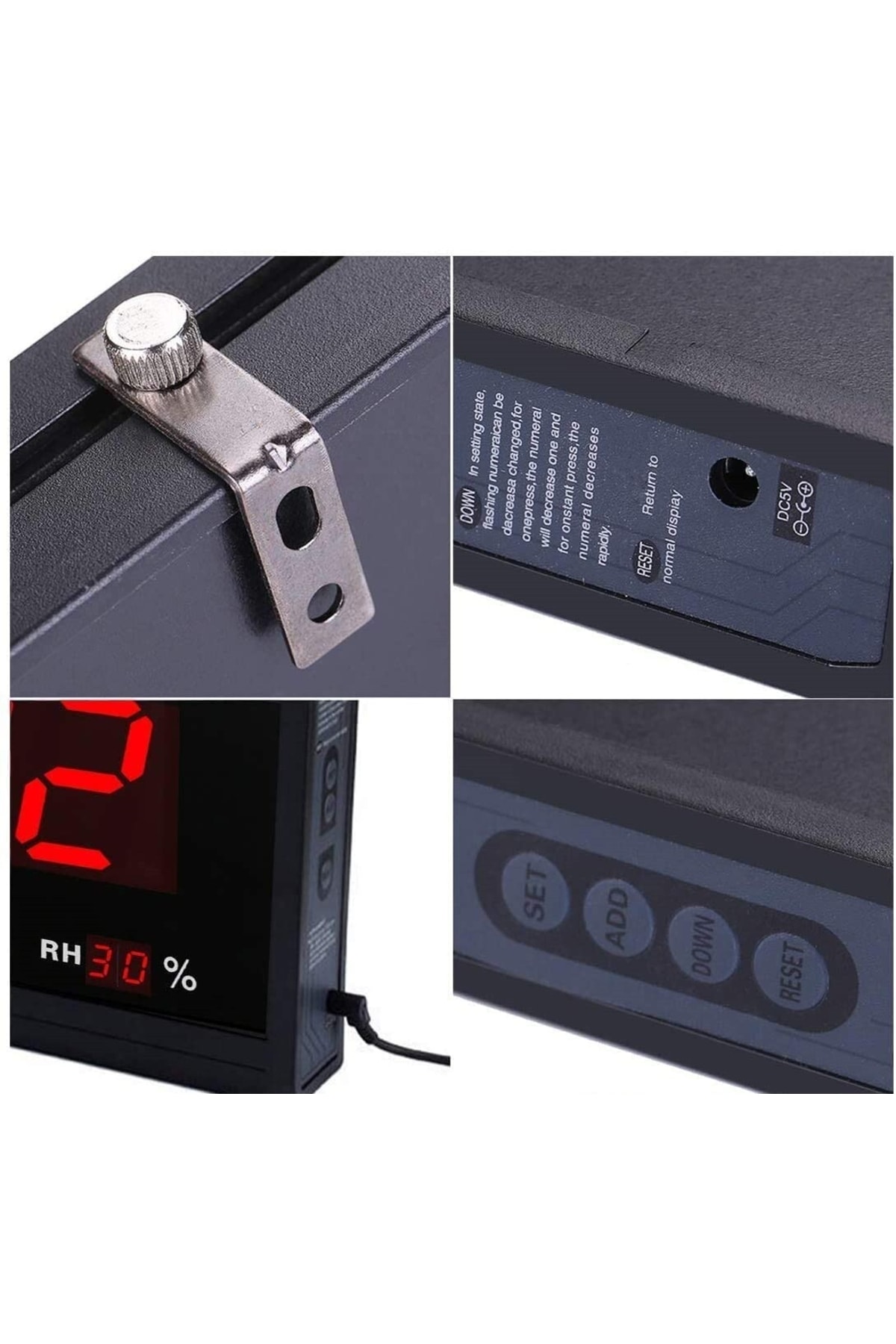 Enarose Elektrikli Hafıza Korumalı Dijital Duvar Saati New E2158 ...