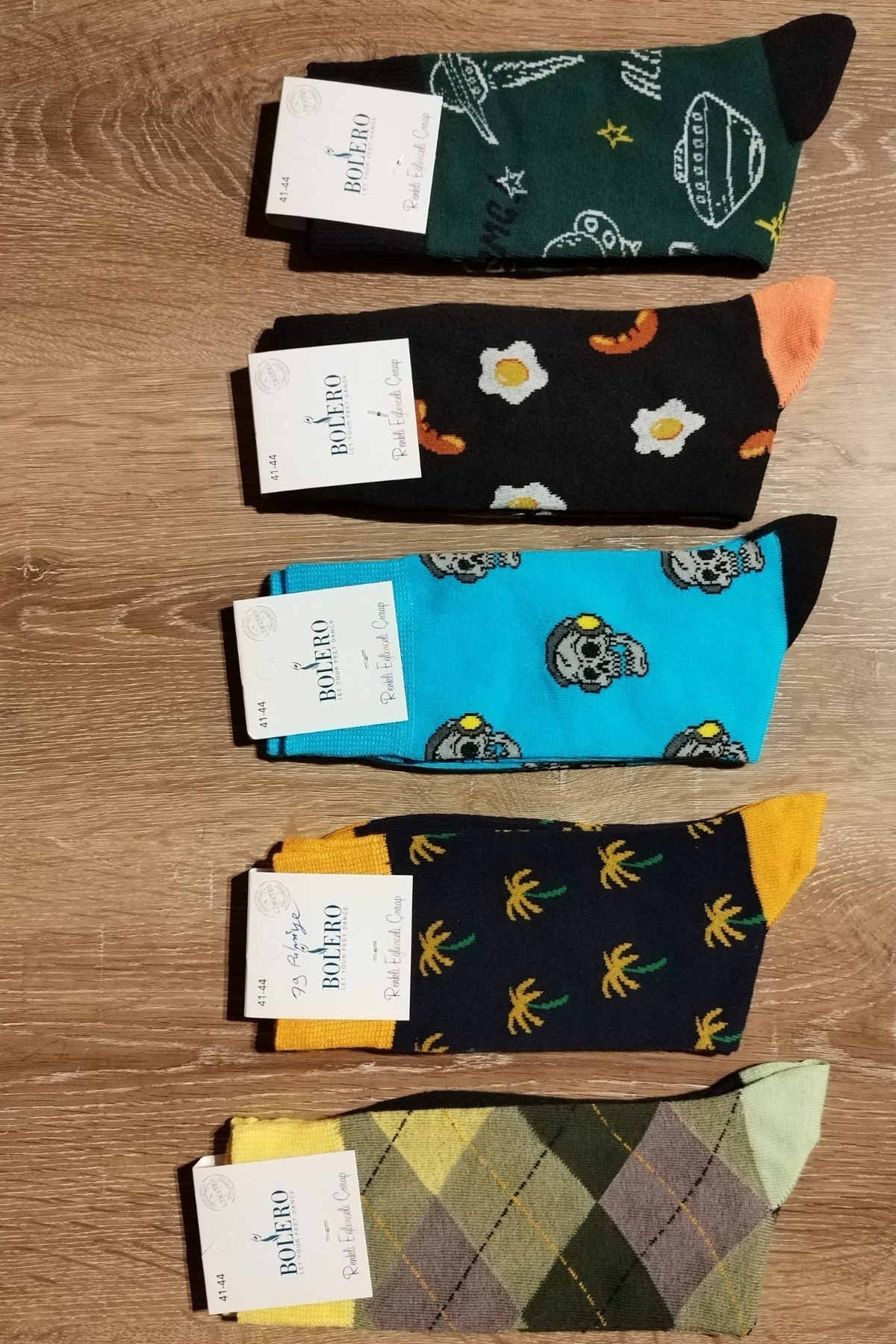 Melosh Tasarım Eğlenceli Erkek Pamuklu Çorap 5'li Fiyatı, Yorumları ...