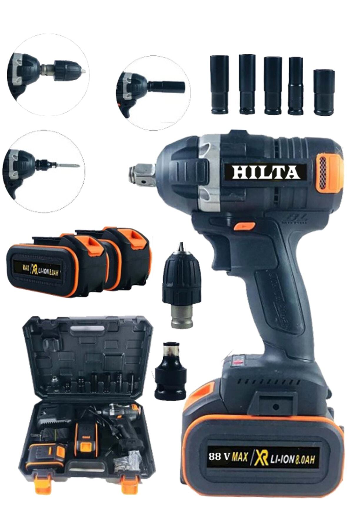 Hilta Power Germany 88 V 10 Ah Motor Korumalı Çelik Şanzıman Çift Akülü ...