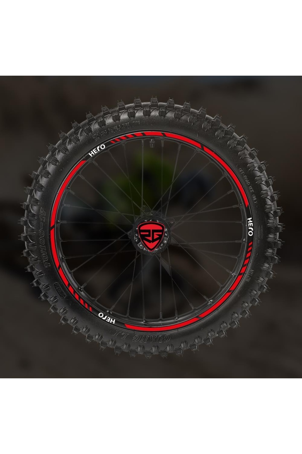 Redline Grafik Hero X Pulse 200 - 200 T- 4v Kırmızı Jant Şerit Fiyatı ...