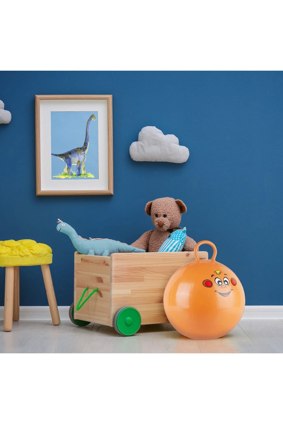 pasamlifee Eğlenceli Şişme Zıp Zıp Top Renk Yavru Ağzı Hayvan Figürlü ...