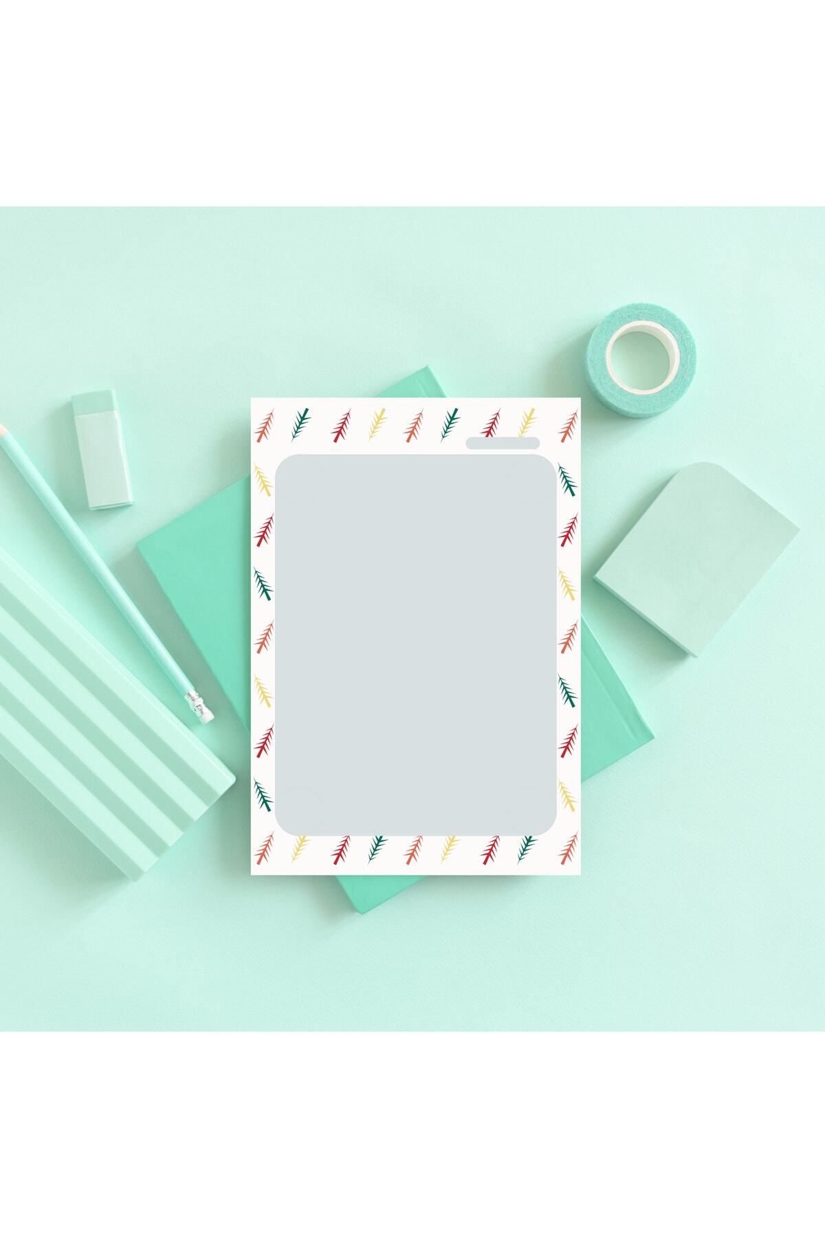 Pine Note Çam Ağacı Desenli Planlayıcı/to Do List/defter/notepad ...