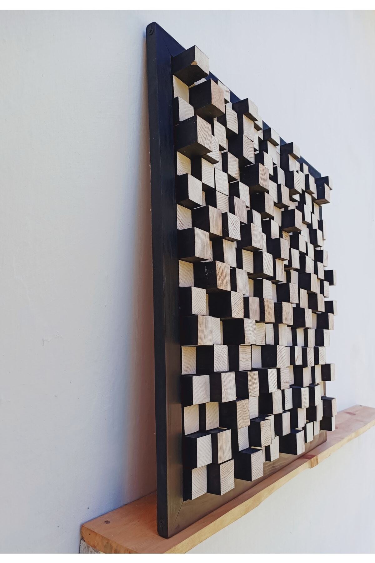 zenedesignstudio Ahşap Akustik Panel Sound Diffuser Wood Wall Art 3 ...