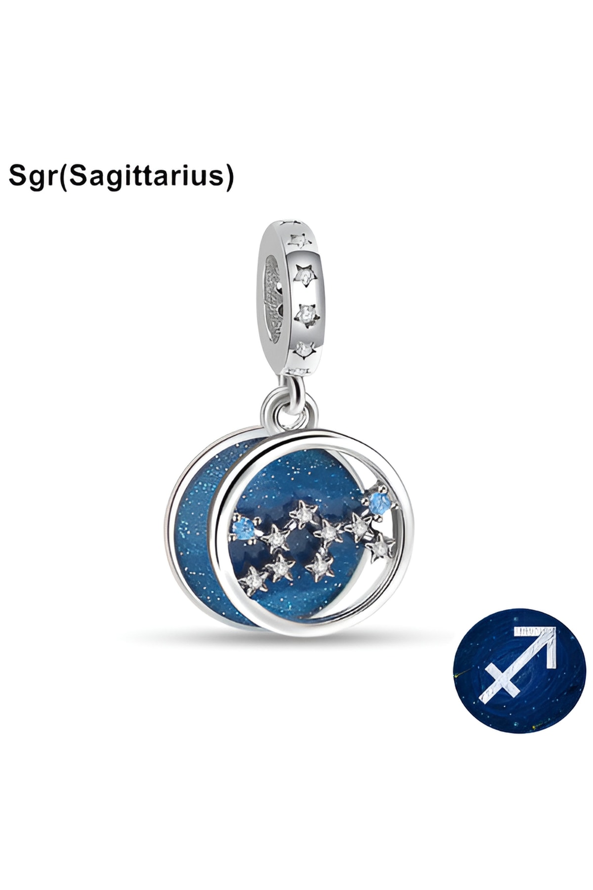 Genel Markalar Takım Yıldızı Sallantılı Yay ( Sagittarius ) Burç Charm ...