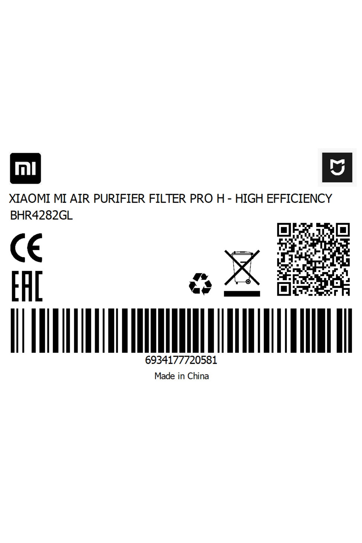 FAF FİLTER / Xiaomi Air Purifier Pro H Hava Temizleyici Uyumlu Çipli ...