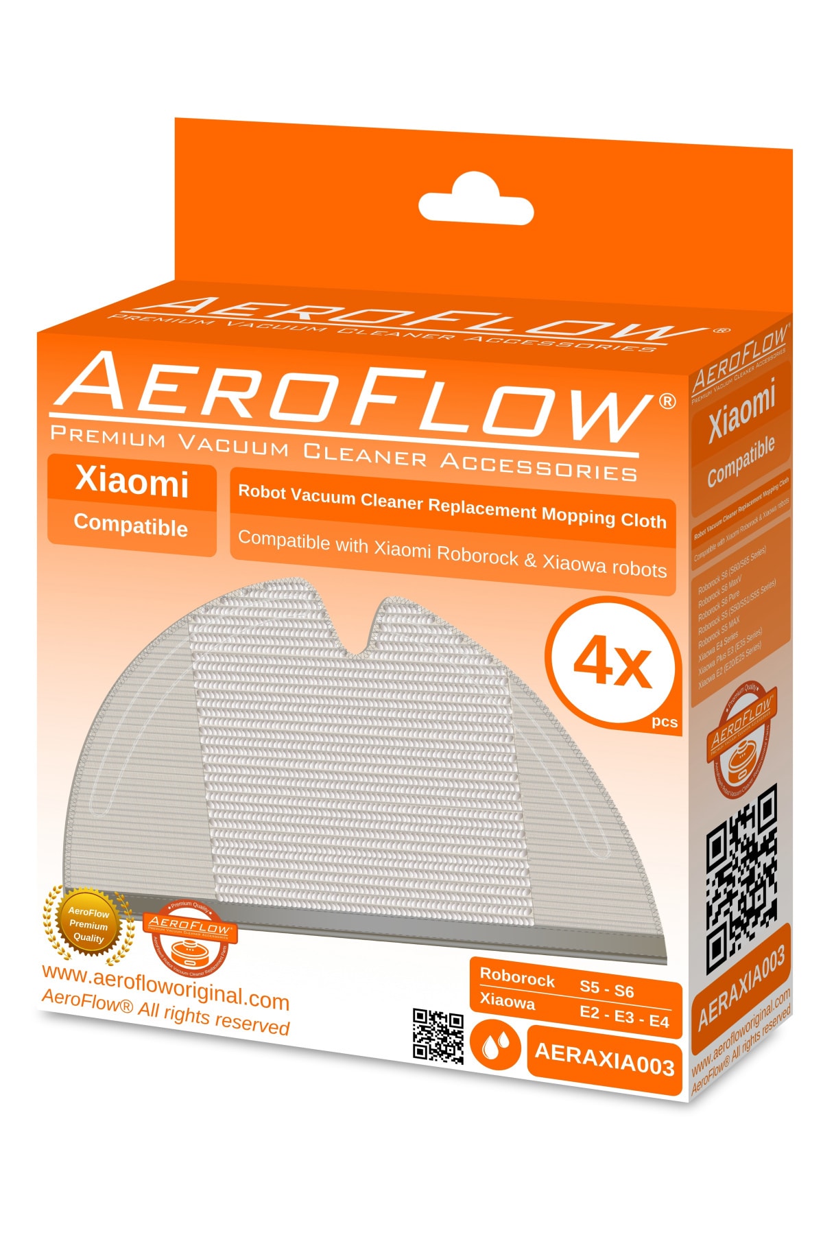 AeroFlow Xiaomi Roborock S50/S55 съвместима кърпа от влакна за ...