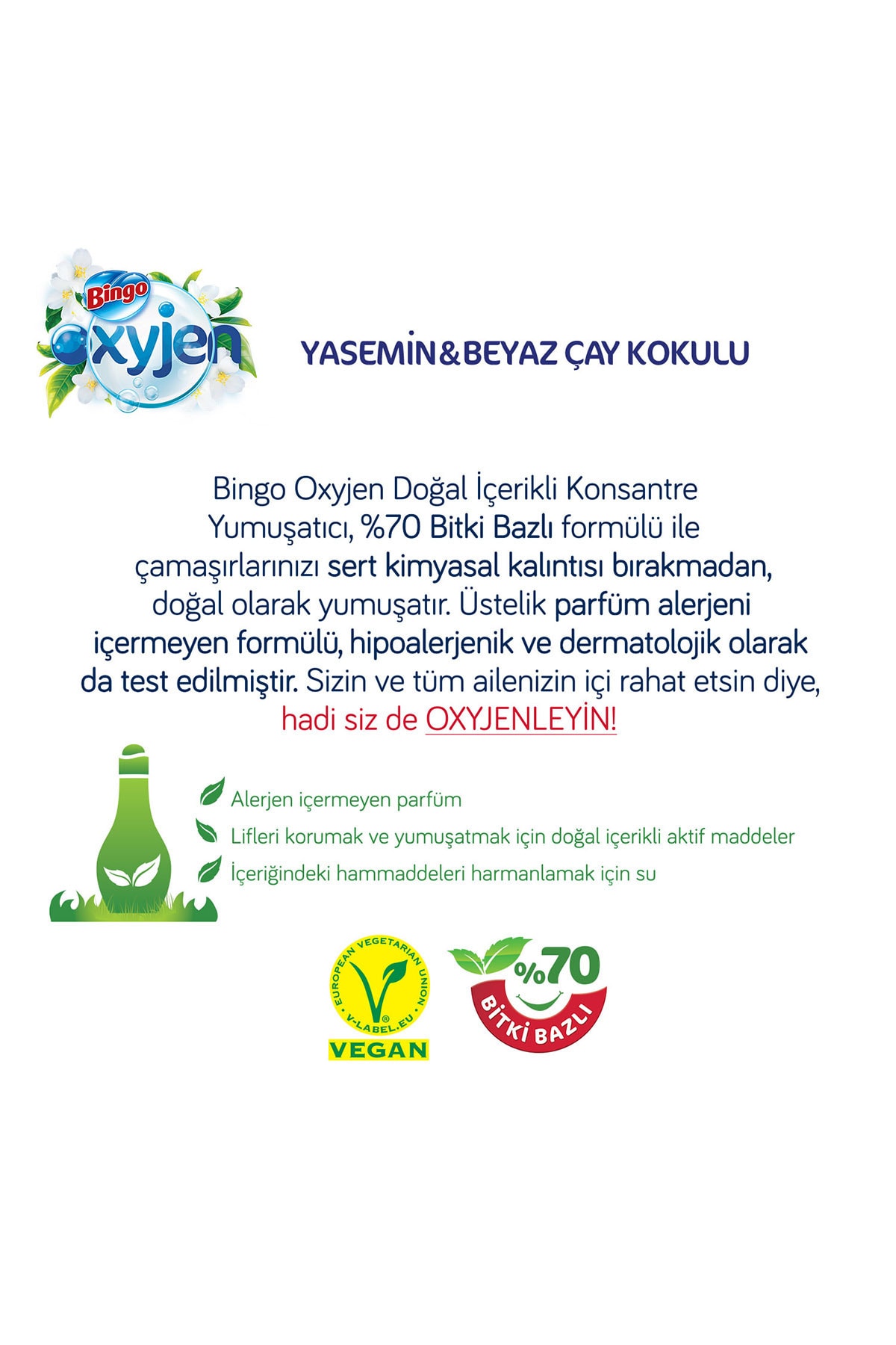 Bingo Oxyjen Konsantre Yumuşatıcı 1320 Ml Yasemin&beyaz Çay Fiyatı ...