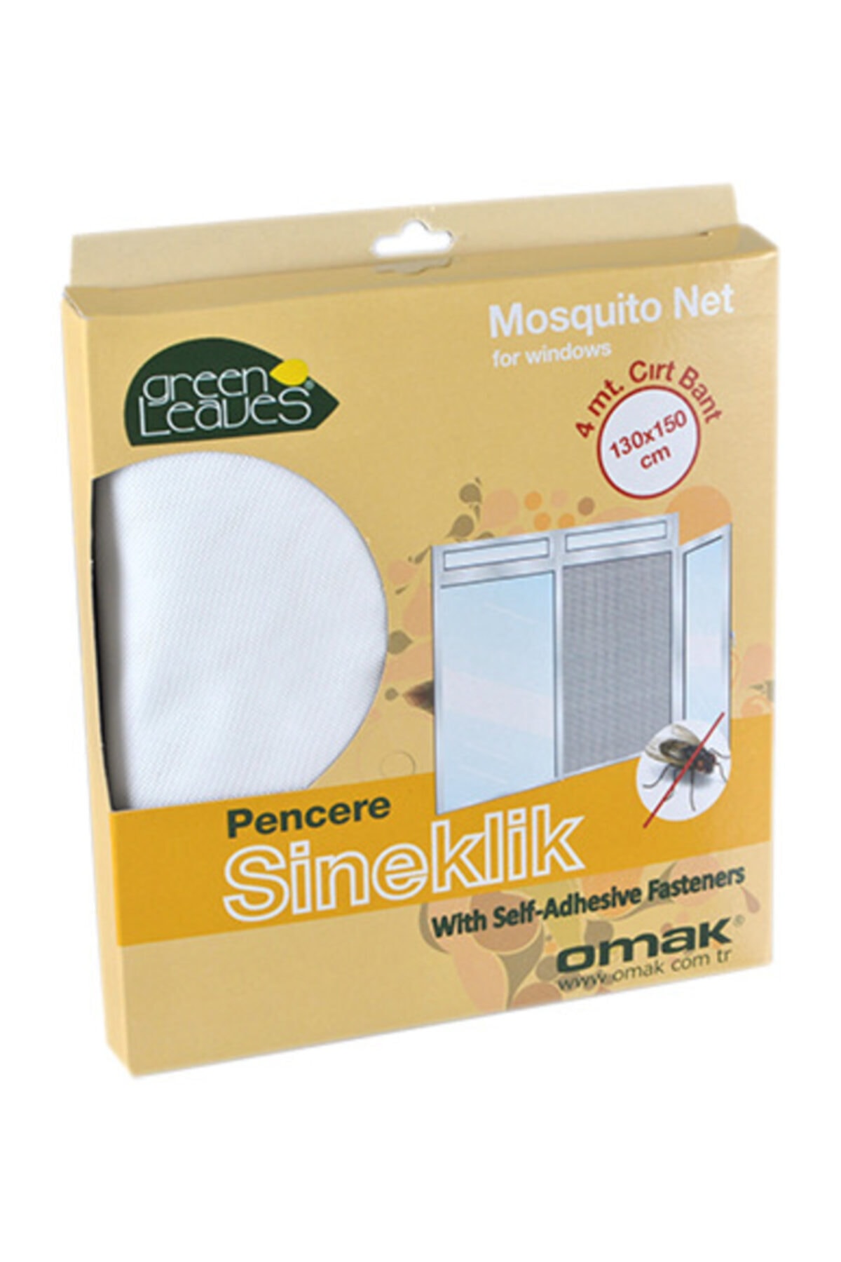 OMAK Flapper Washable Window Flapper with Velcro Tape Adhesive 130cm X ...