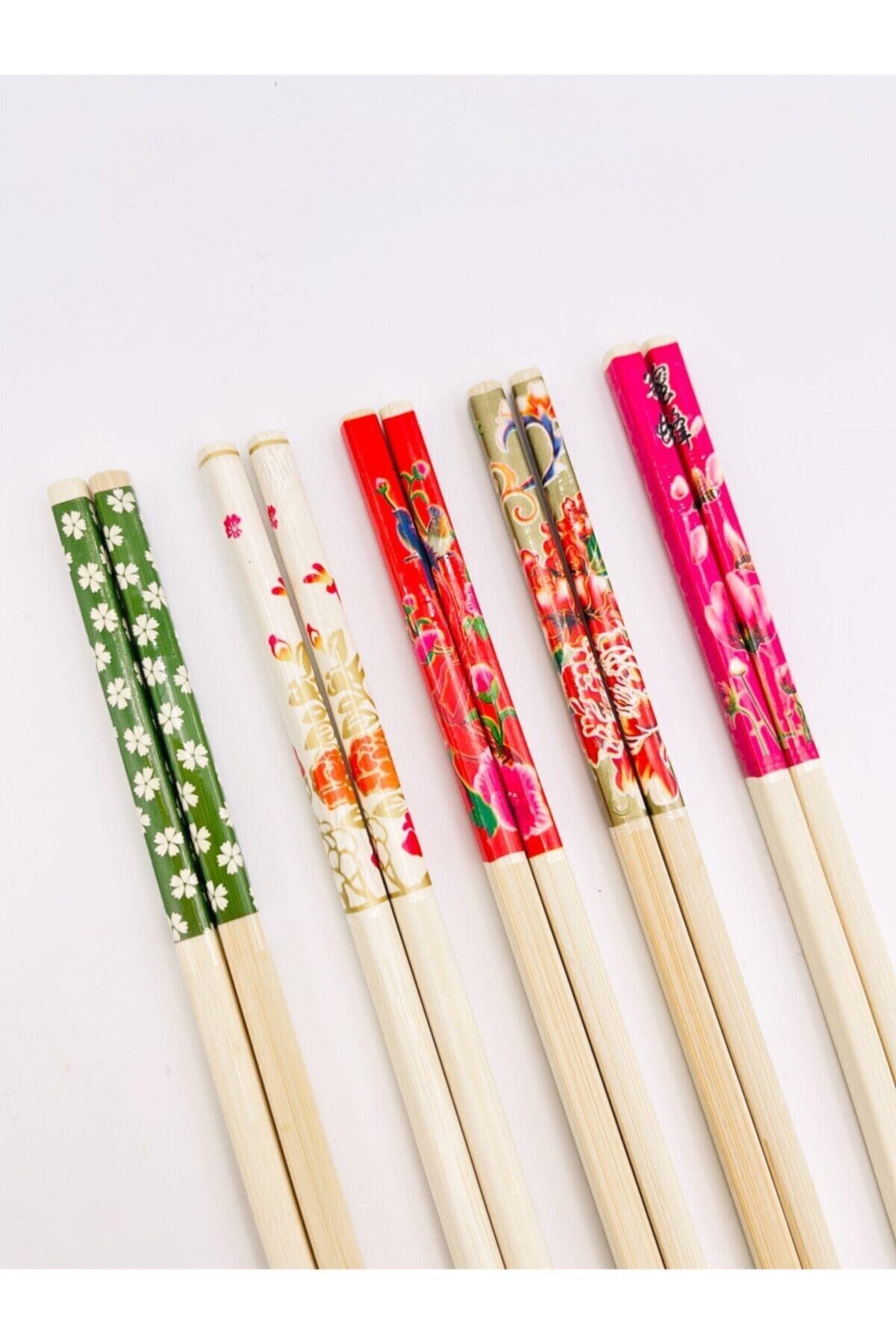 Genel Markalar Desenli Bambu Chopstick Set 10 Adet (5çift) Fiyatı ...