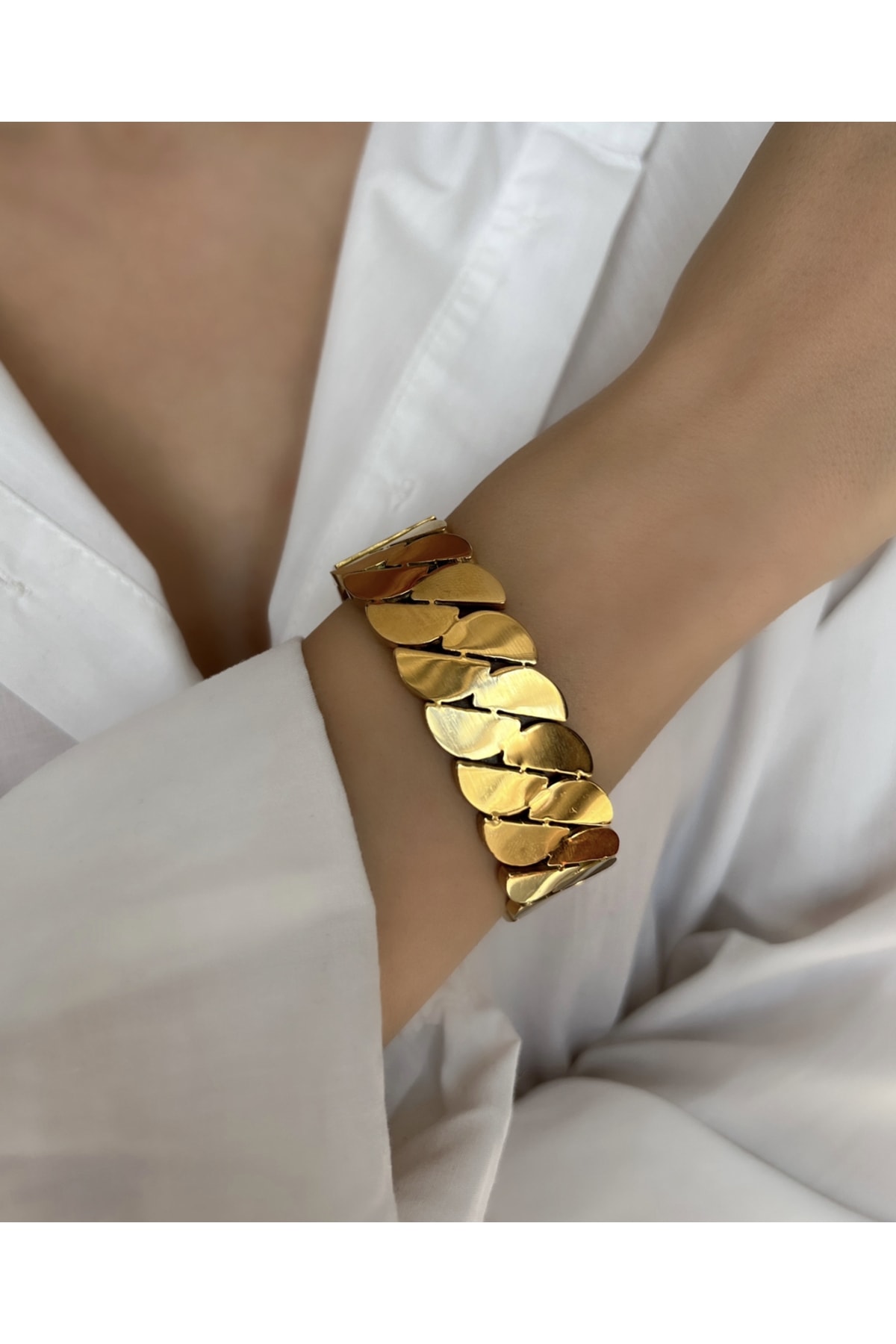 emy by emel luxury silver jewelry Çelik Kalın Gurmet Kelepçe Bilezik ...