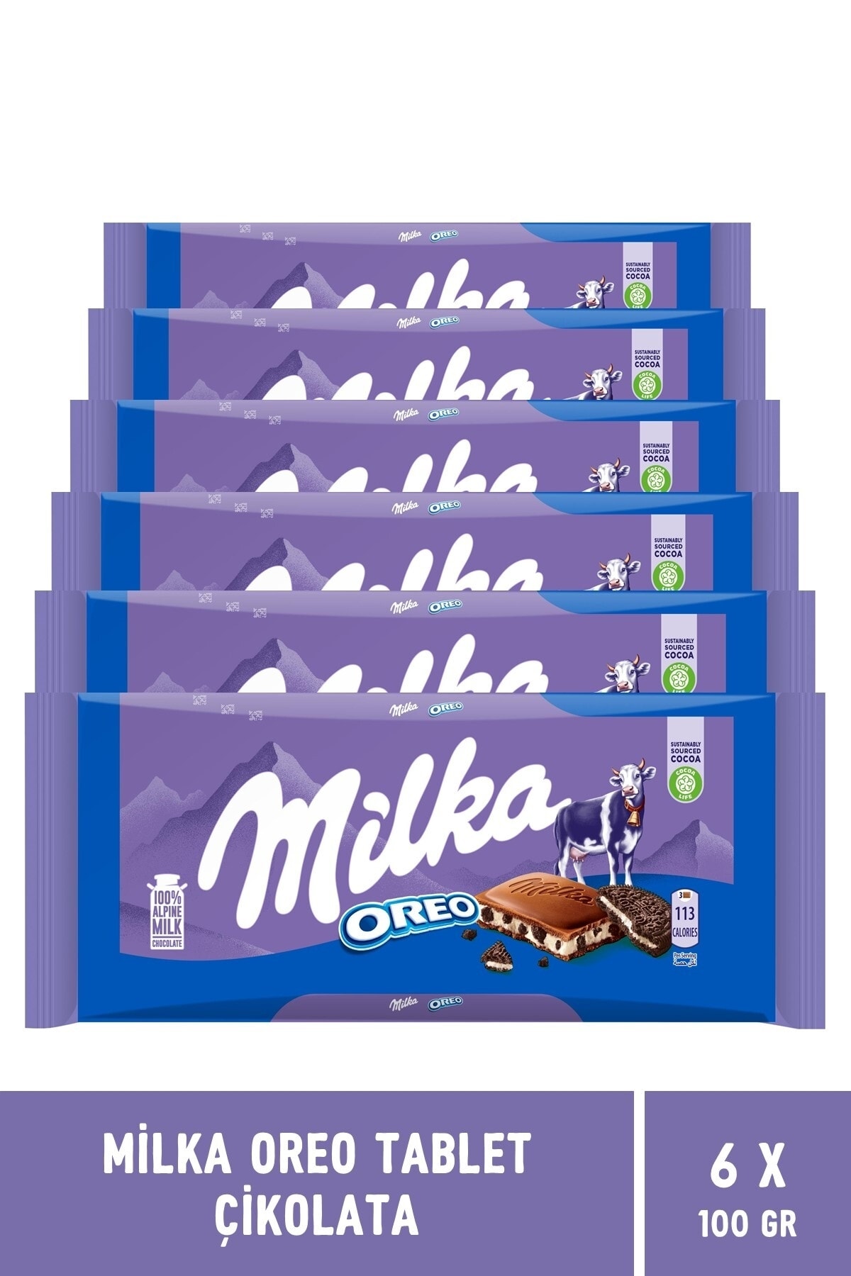Milka Oreo Tablet Çikolata 100 gr - 6 Adet Fiyatı, Yorumları - Trendyol