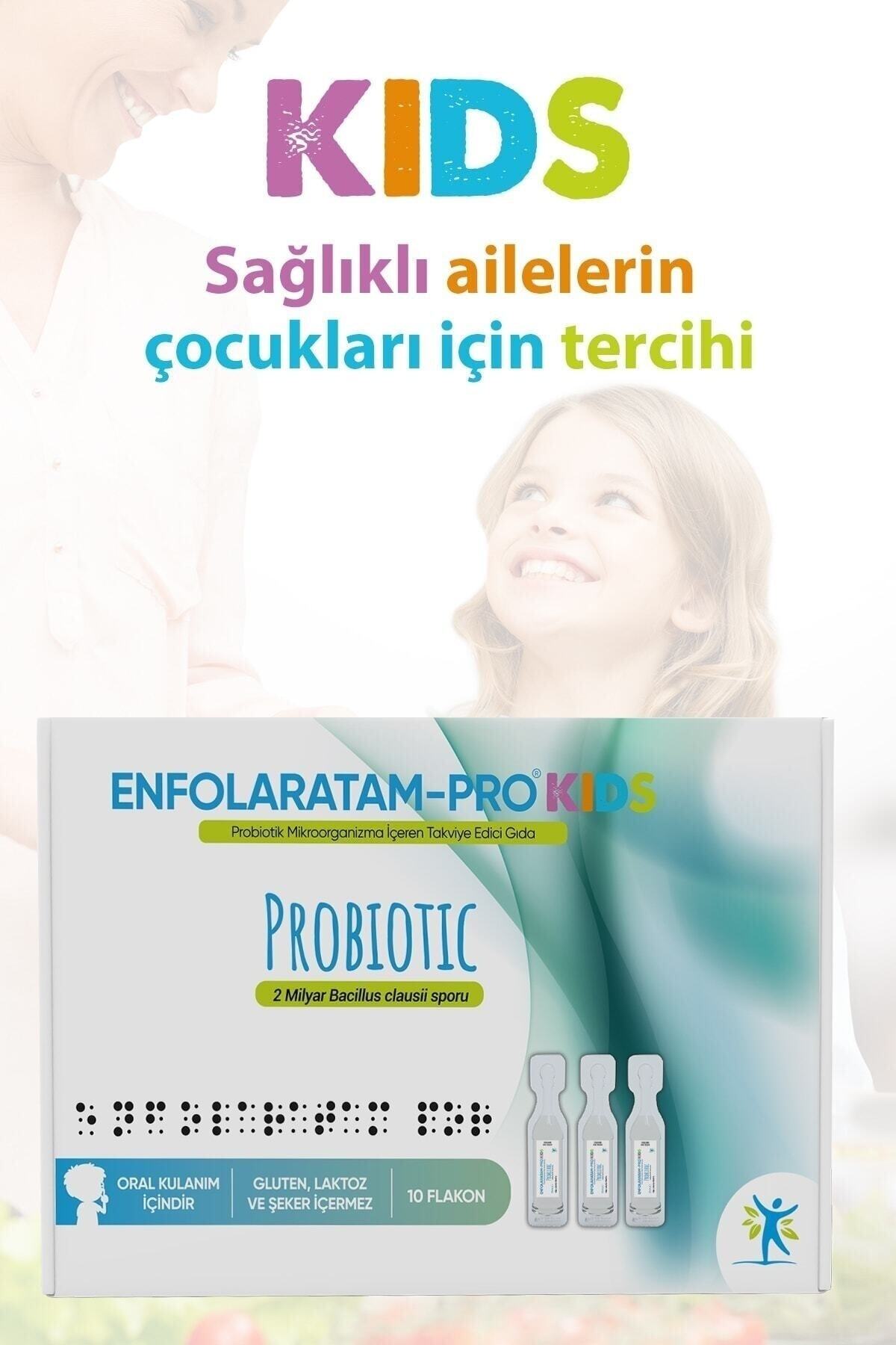 ENFOLARATAM PRO Probiotic Probiyotik Kıds 2 Milyar Bacillus Clausii 10 ...
