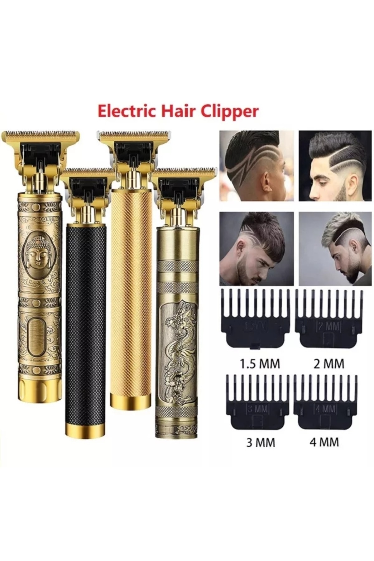 Ergin Group Tıraş Makinesi Profesyonel Saç Sakal Kesme Hassas Metalik ...