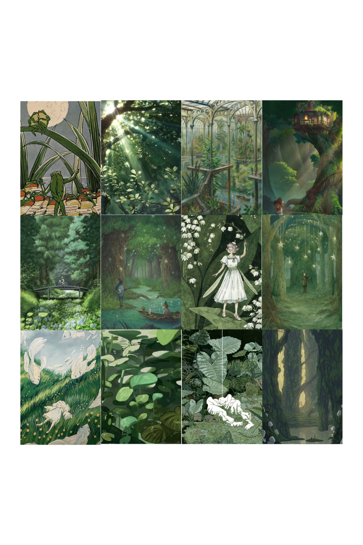 Ororabutik Faırycore Forestcore Poster Duvar Kağıdı Seti Fiyatı ...