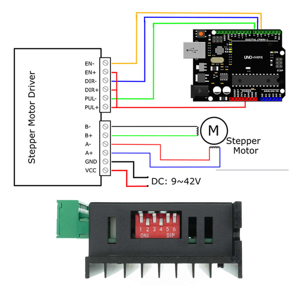 Arduino Tb6600 Step Motor Sürücü - Cnc 3d Yazıcı Printer - Fiyatı ...